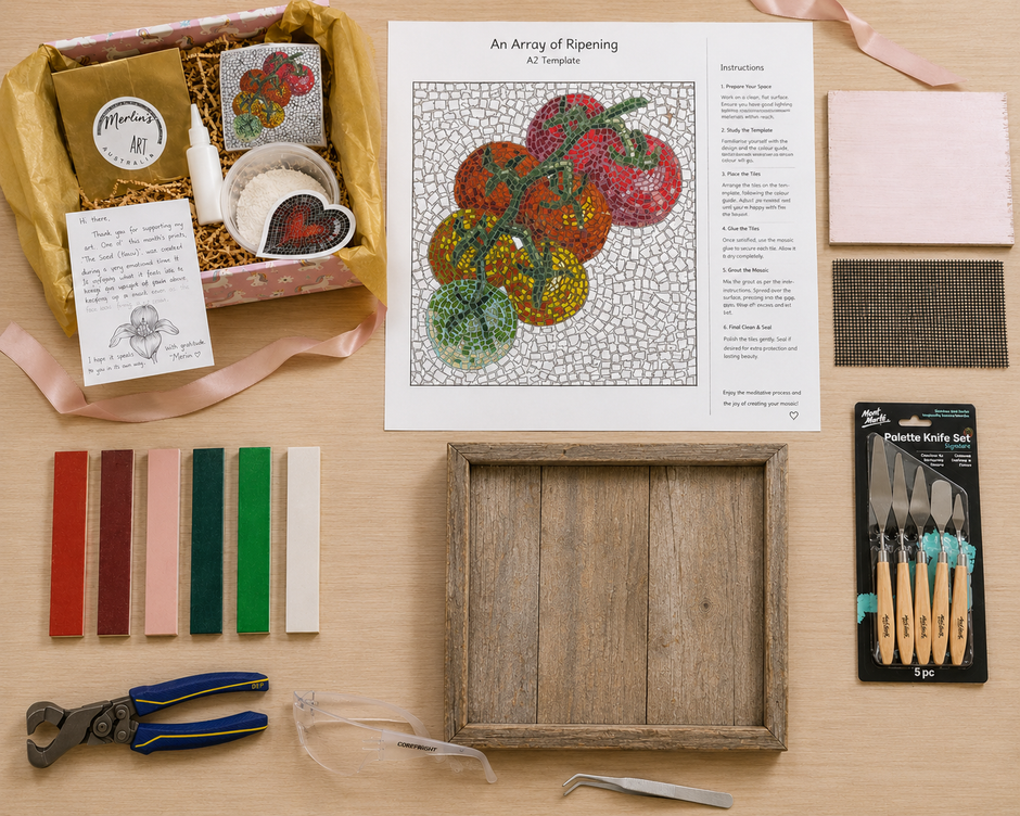 Deluxe Mosaic Kits for Adults | Luxury DIY Mosaic Kits – Merrin's Art ...