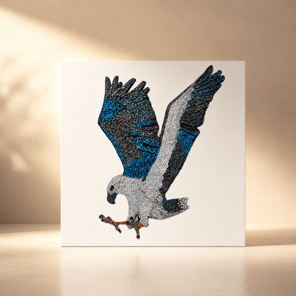 Paw Print Coaster Print | Meaningful Animal Loss Mosaic Art – Merrin's ...